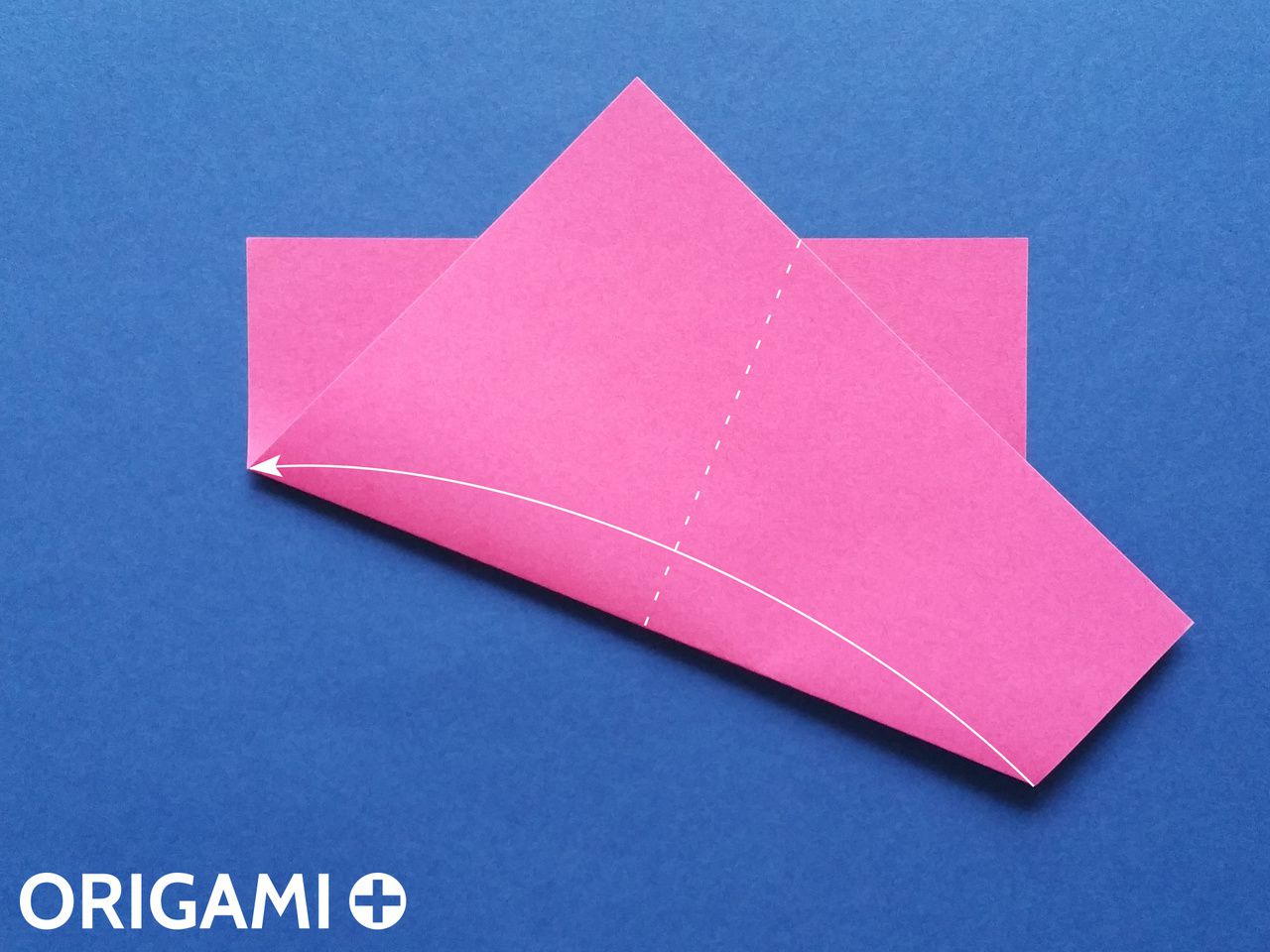 Origami 2-fold heart
