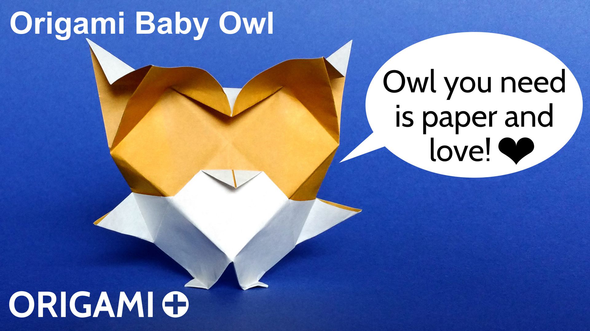 Origami Baby Owl
