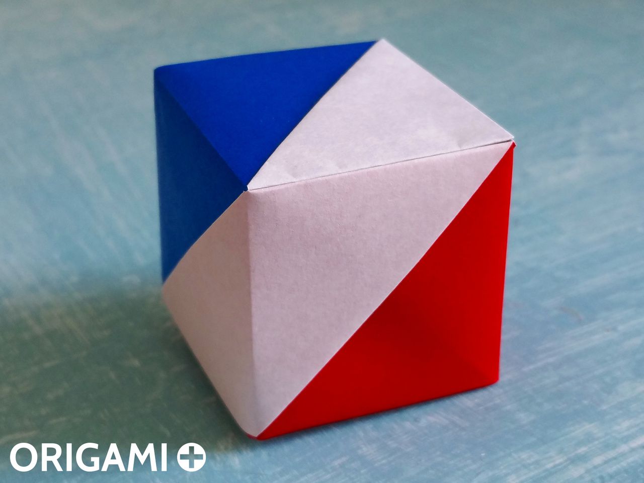 Origami Cube Gift Box / Flag Box