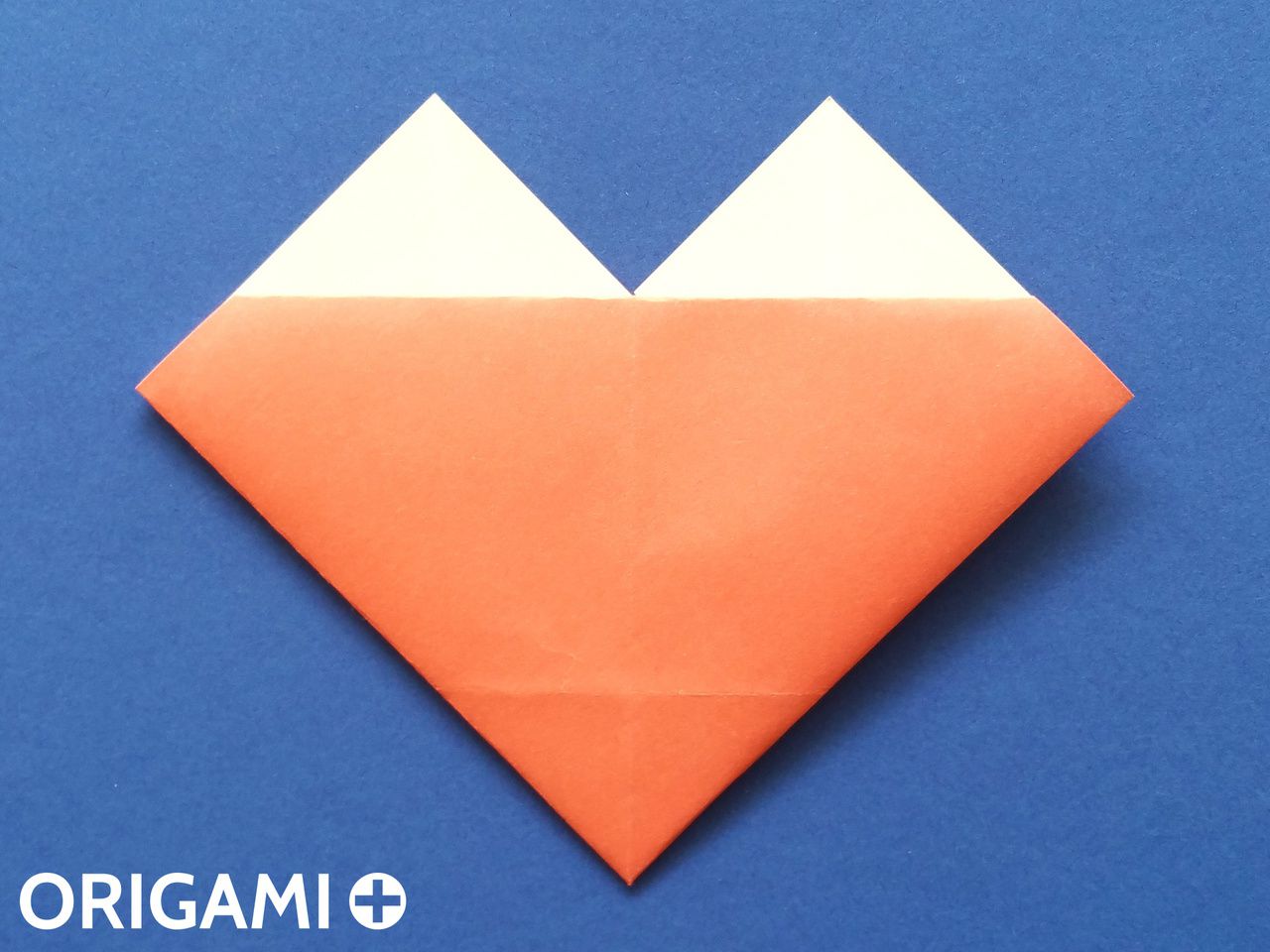 Corazón en origami