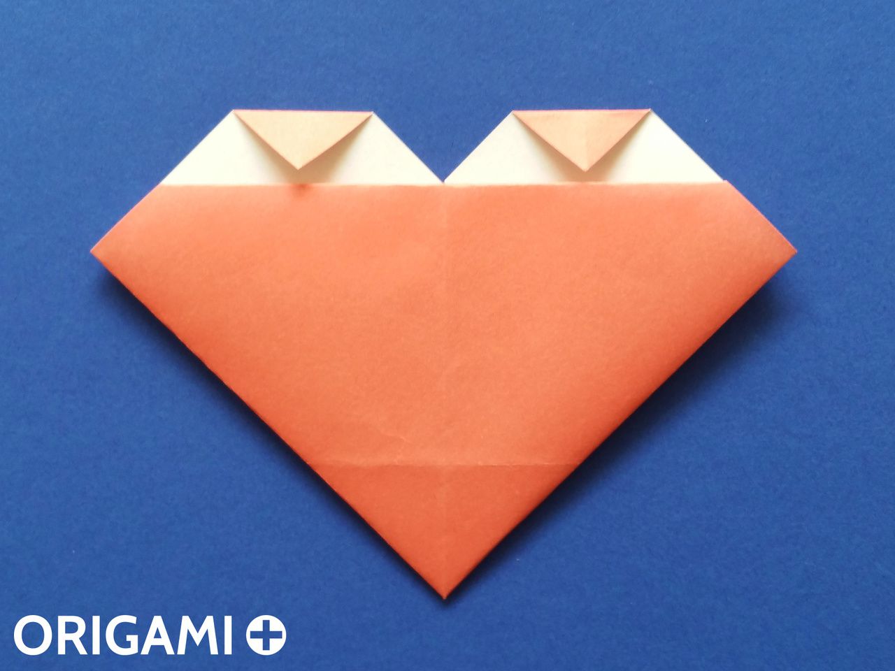 Corazón en origami
