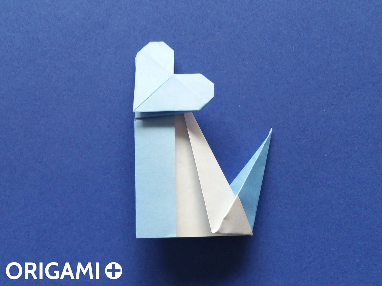 Origami Love Cat