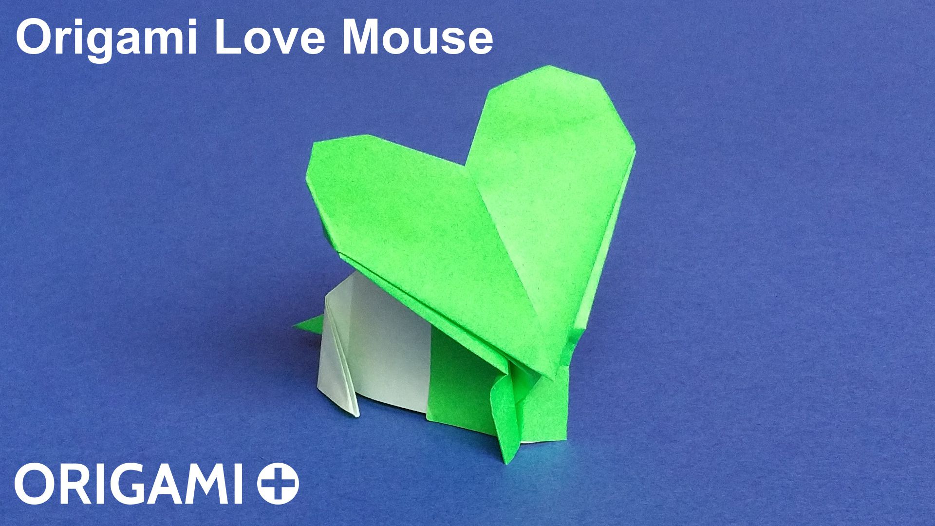 Origami Love Mouse