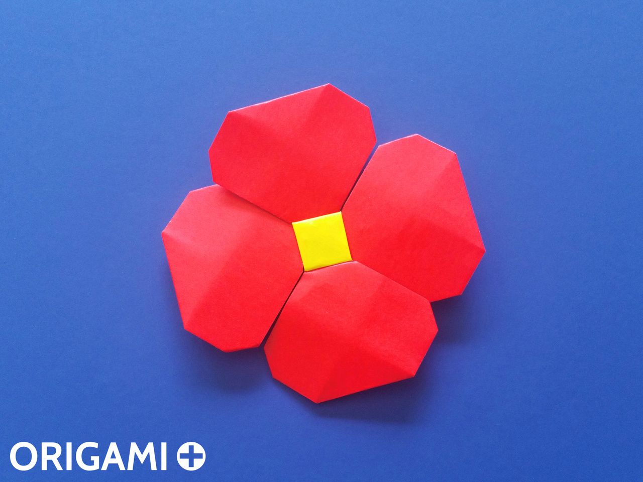 Fleur de Pixels en origami