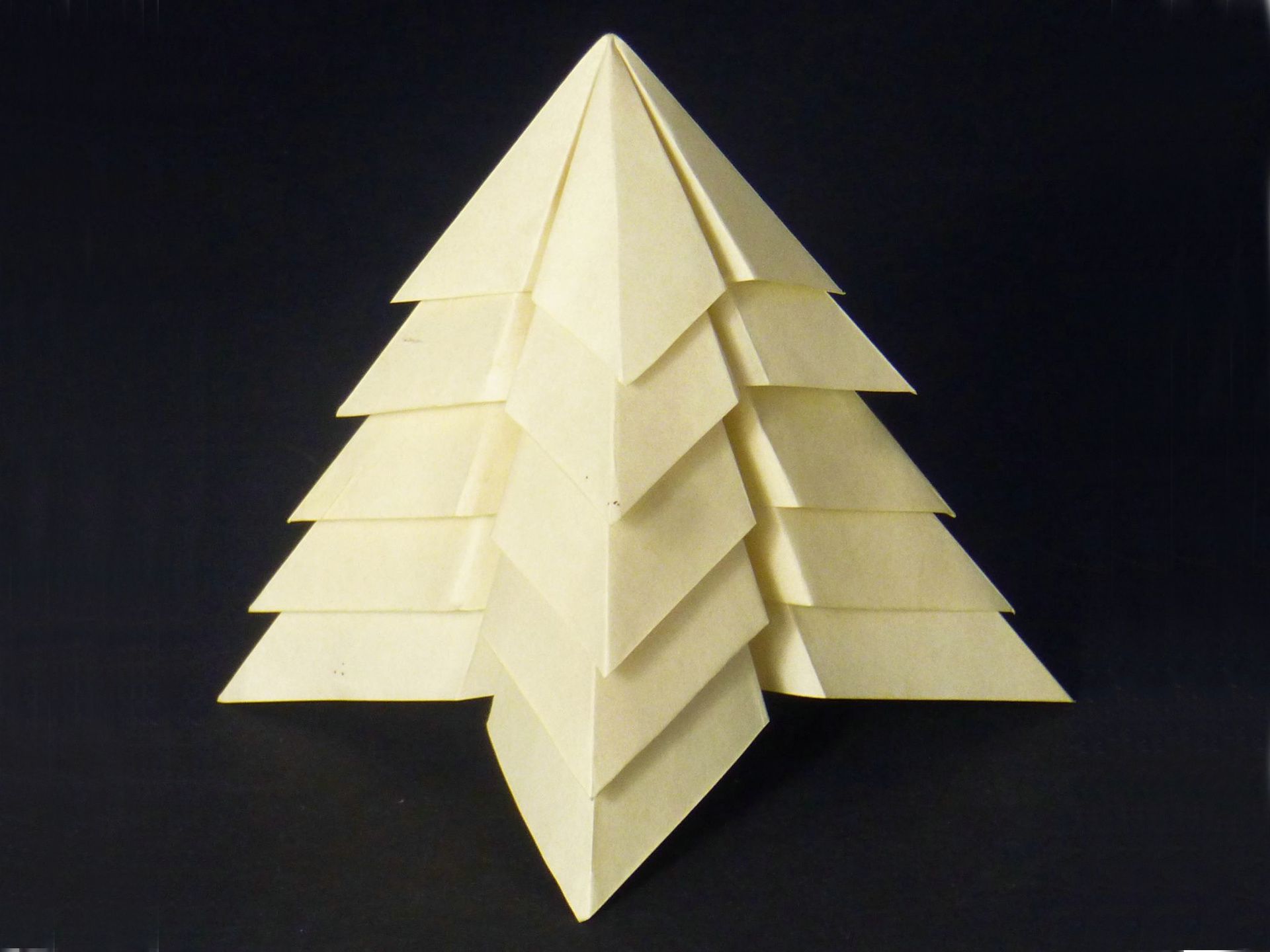 Origami Very Easy Christmas Tree pictures