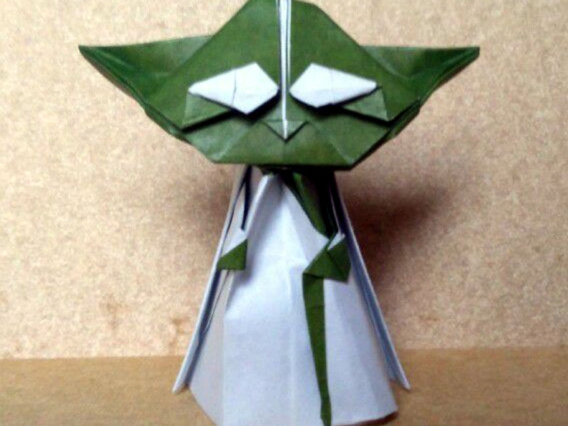 Origami Master Yoda pictures
