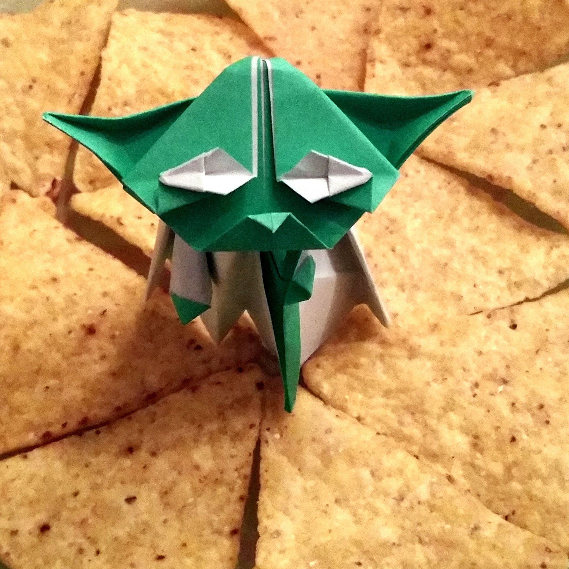 Origami Yoda and the Tortilla Chips Tessellation